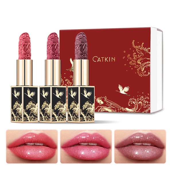 Catkin Rouge Carving Lipsticks Matte Nourish Lipstick Nude Lipstick