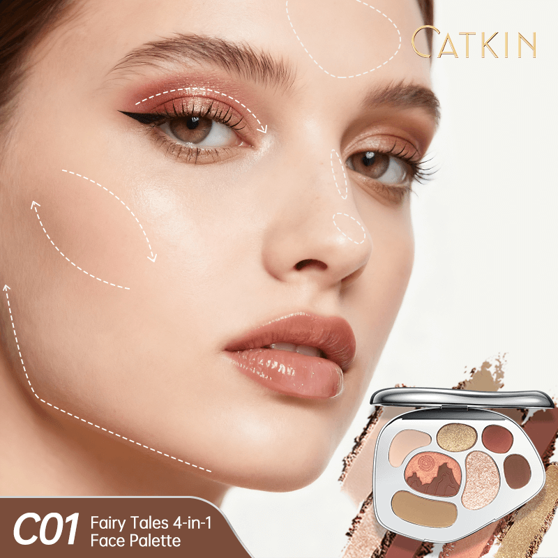 CATKIN Fairy Tales 4-in-1 Multi-function Makeup Palette C01 Full Face ...