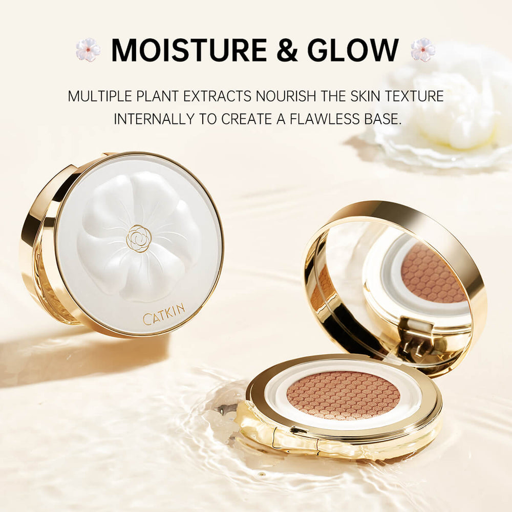 CATKIN Flawless Glow Long Lasting Cushion Foundation Skin Nourishing ...