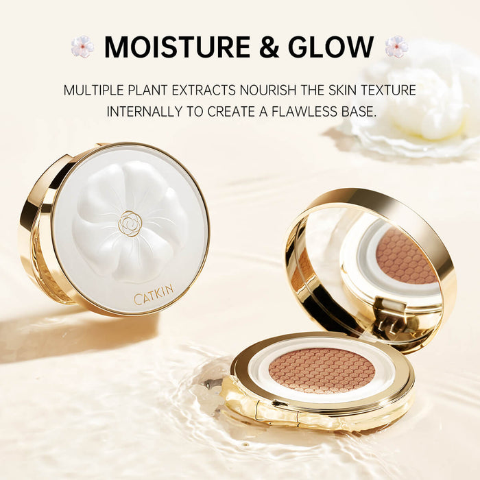 CATKIN Flawless Glow Long Lasting Cushion Foundation Skin Nourishing ...
