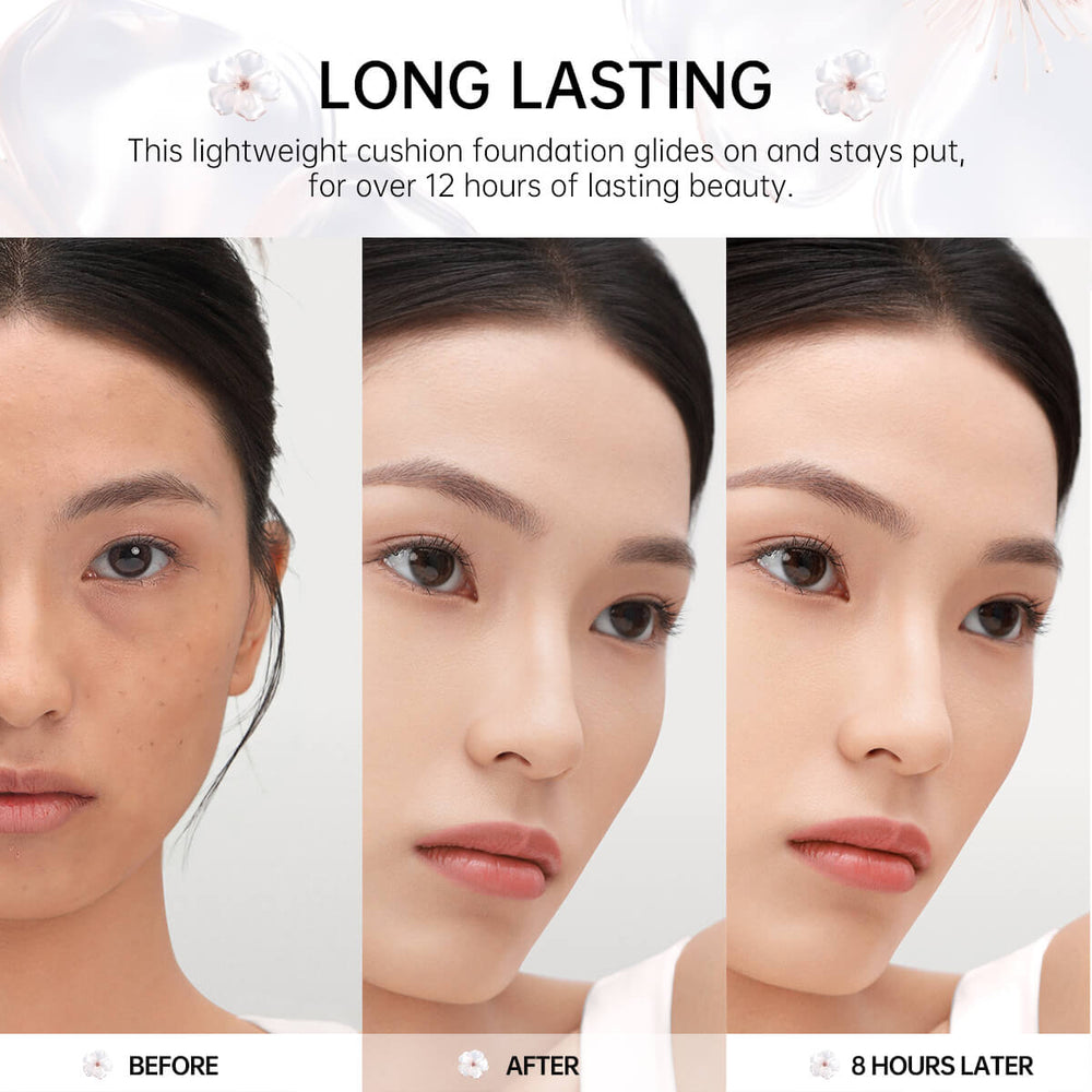 CATKIN Flawless Glow Long Lasting Cushion Foundation Skin Nourishing ...