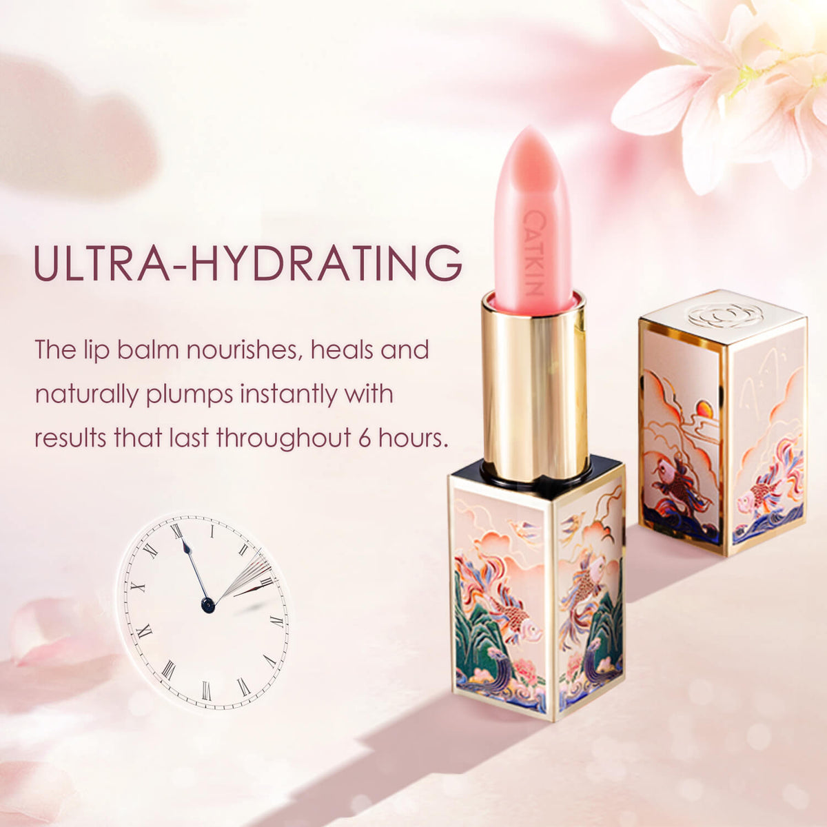 CATKIN Hydrating Lip Balm Color Changing Lip Moistrurizer For Dry And Chapped Lips